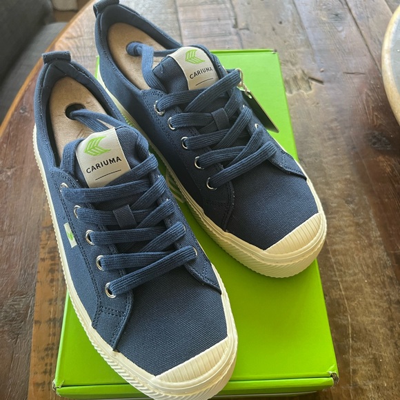 Cariuma | Shoes | New In Box Cariuma Oca Low Shadow Blue Canvas Sneaker ...